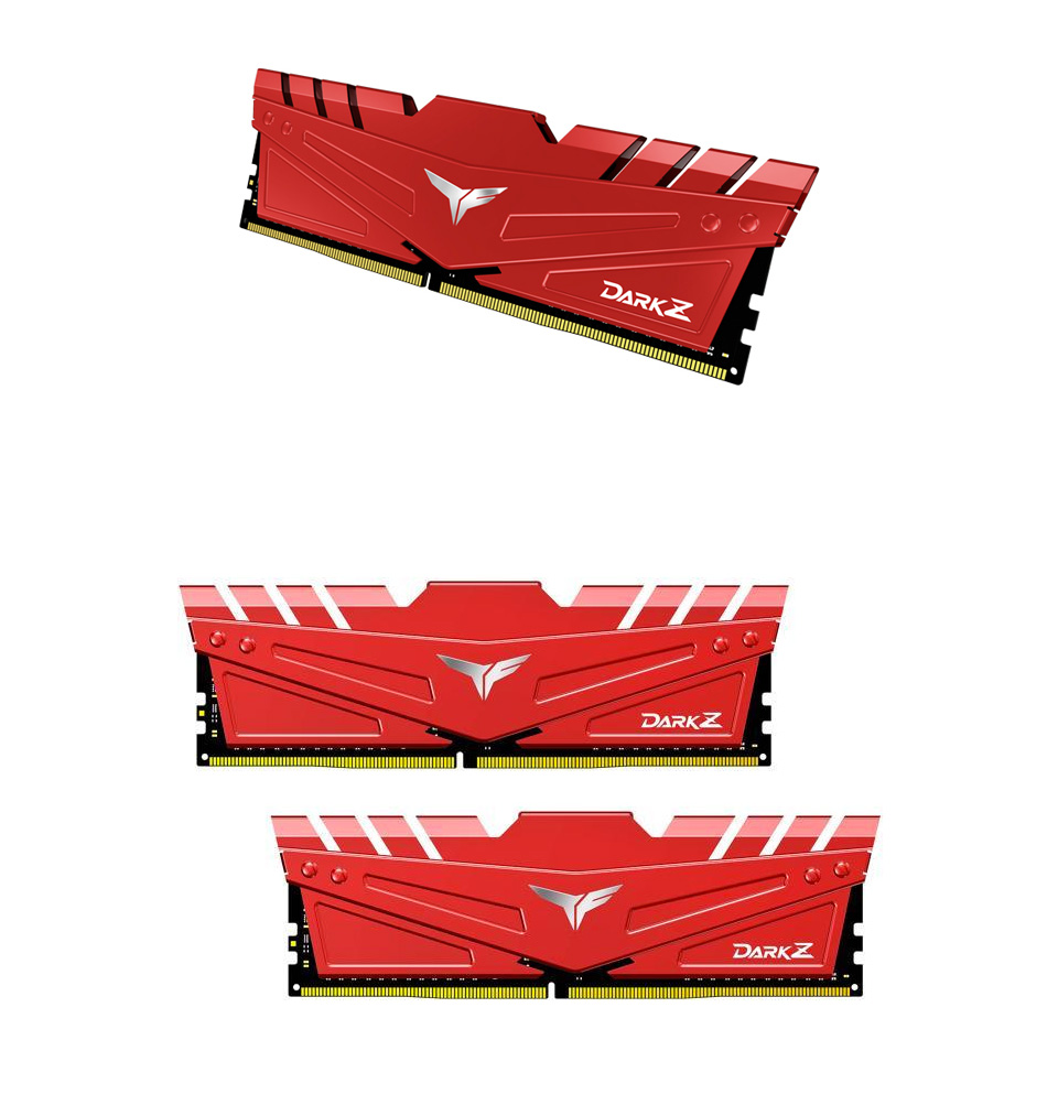 Buy Team T-Force Dark Z 16GB (2x8GB) 3200MHz CL16 DDR4 Red ...