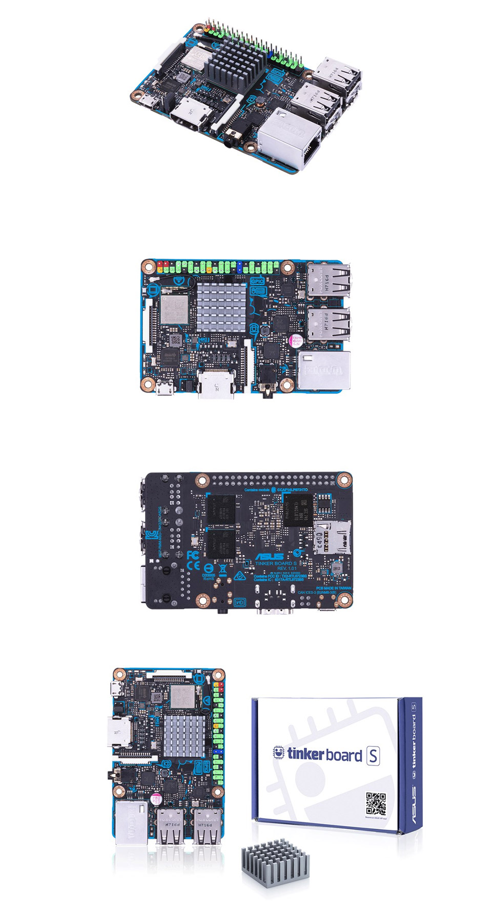 Buy ASUS Tinker Board S Single Board Computer [TINKER-BOARD-S] | PC ...