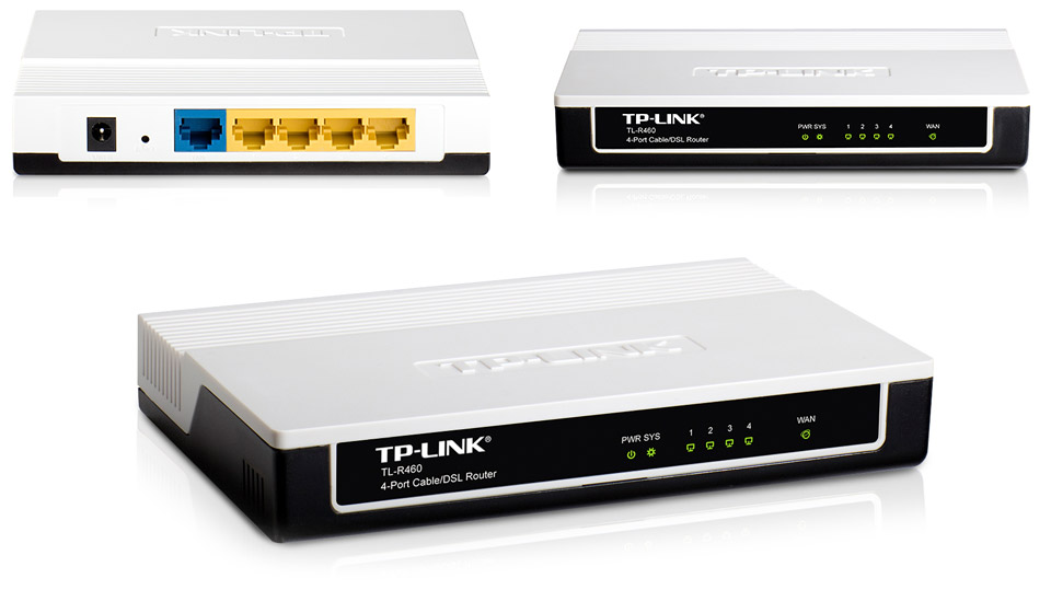 Buy TP-Link TL-R460 4 Port Ethernet Router [TL-R460] | PC Case Gear ...