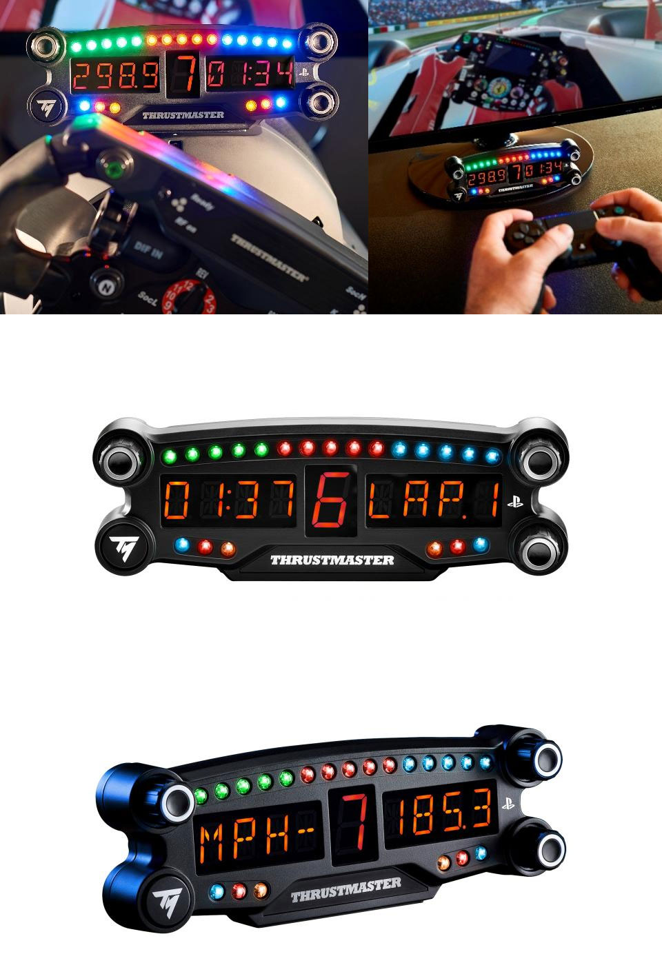 Buy Thrustmaster Bluetooth LED Display For PS4 [TM-4160709] | PC Case Gear Australia