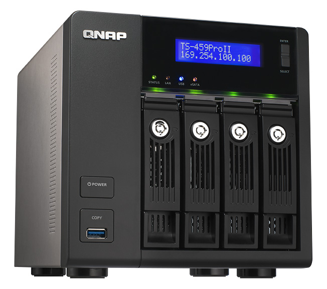 Buy QNAP TS-459 Pro II Turbo NAS Enclosure [TS-459-PRO-II] | PC Case ...