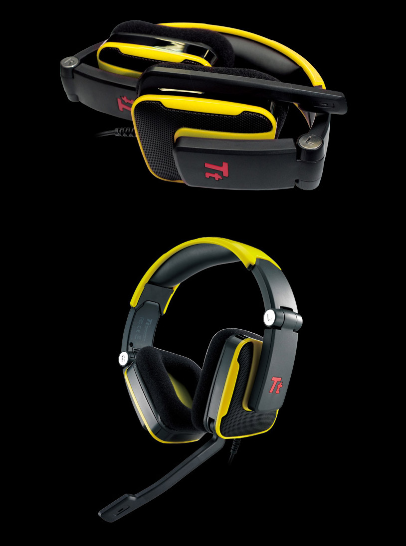 Buy Tt eSPORTS Sunfire Yellow Shock Gaming Headset [TT-HT-SHK002ECYE ...