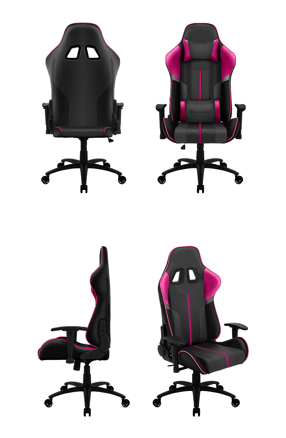 Buy ThunderX3 BC3 Boss Gaming Chair Fuchsia [TX3-BC3-BOSS-FH] | PC Case ...