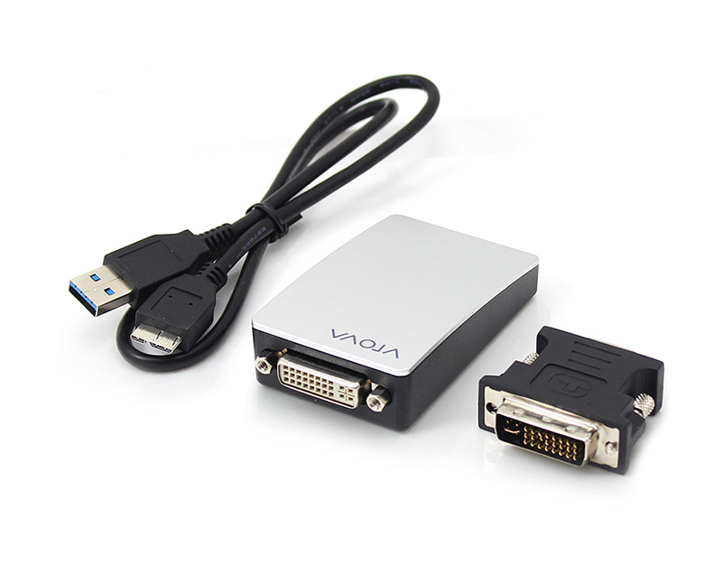 Buy VROVA USB 3.0 to DVI/VGA External Multi Display Adapter [U3DVVG-ADP ...