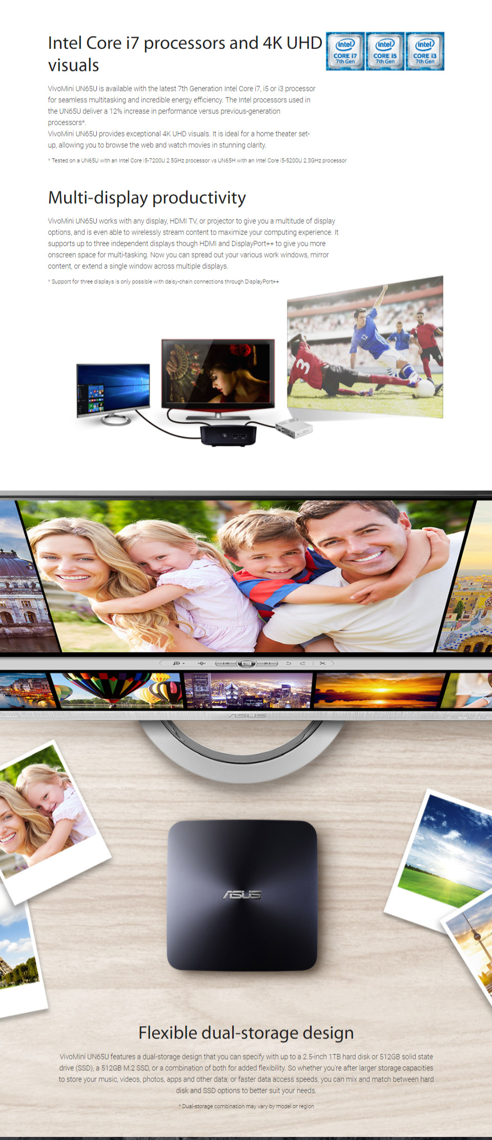 Buy ASUS VivoMini 7th Gen Core i3 Barebone Mini PC [UN65U-7i3M032M ...