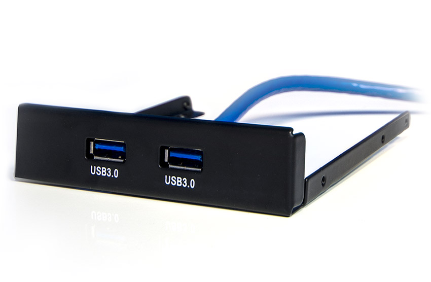 Buy Dual Port USB 3.0 3.5in Front Adapter [USB-BK3003-F] | PC Case Gear ...