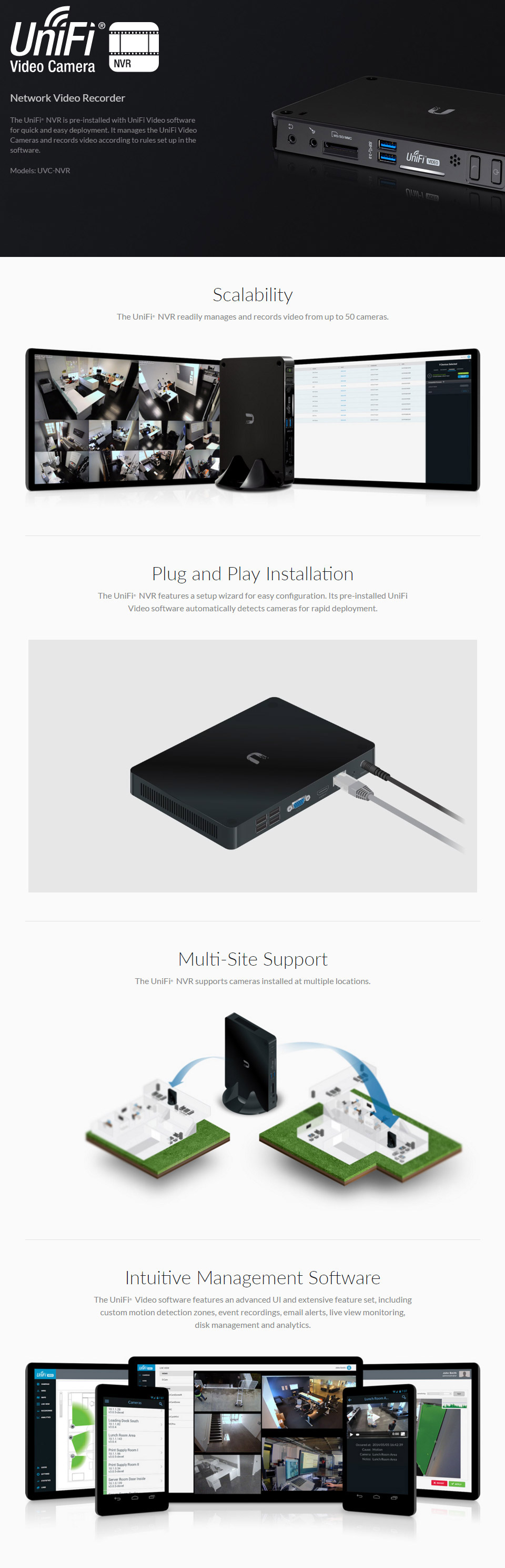 Buy Ubiquiti UniFi NVR Network Video Recorder 2TB [UVC-NVR-2TB-AU] | PC ...