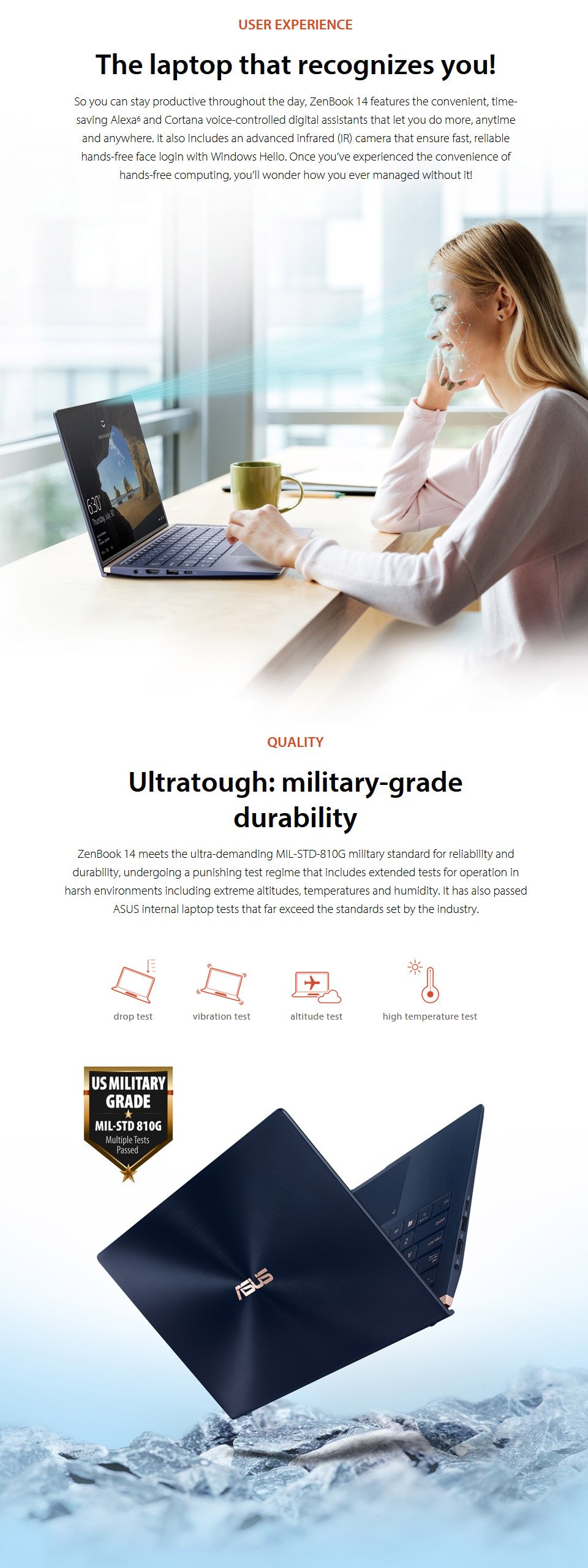 Buy ASUS ZenBook 14 Core i7 14in FHD Ultrabook [UX433FAC-AI258R] | PC ...