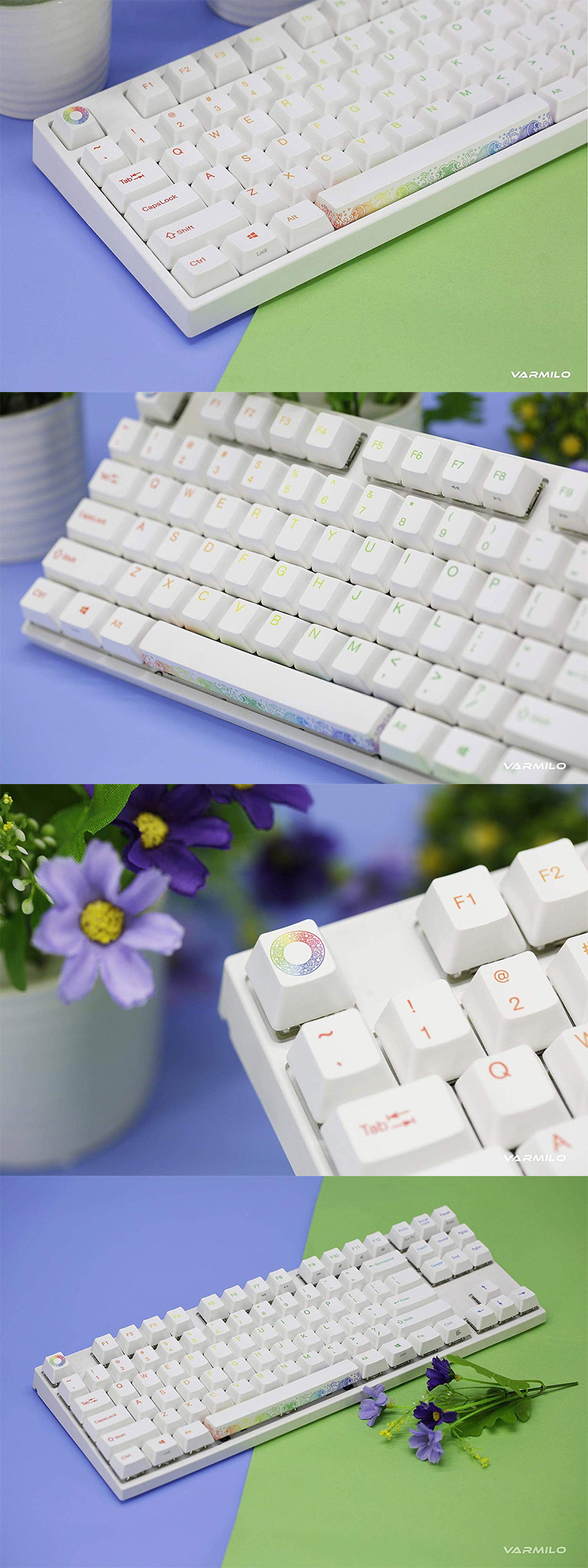 Buy Varmilo VA87M Rainbow2 RGB Keyboard MX Red [zzVA87MI1T/WWMCW] | PC ...