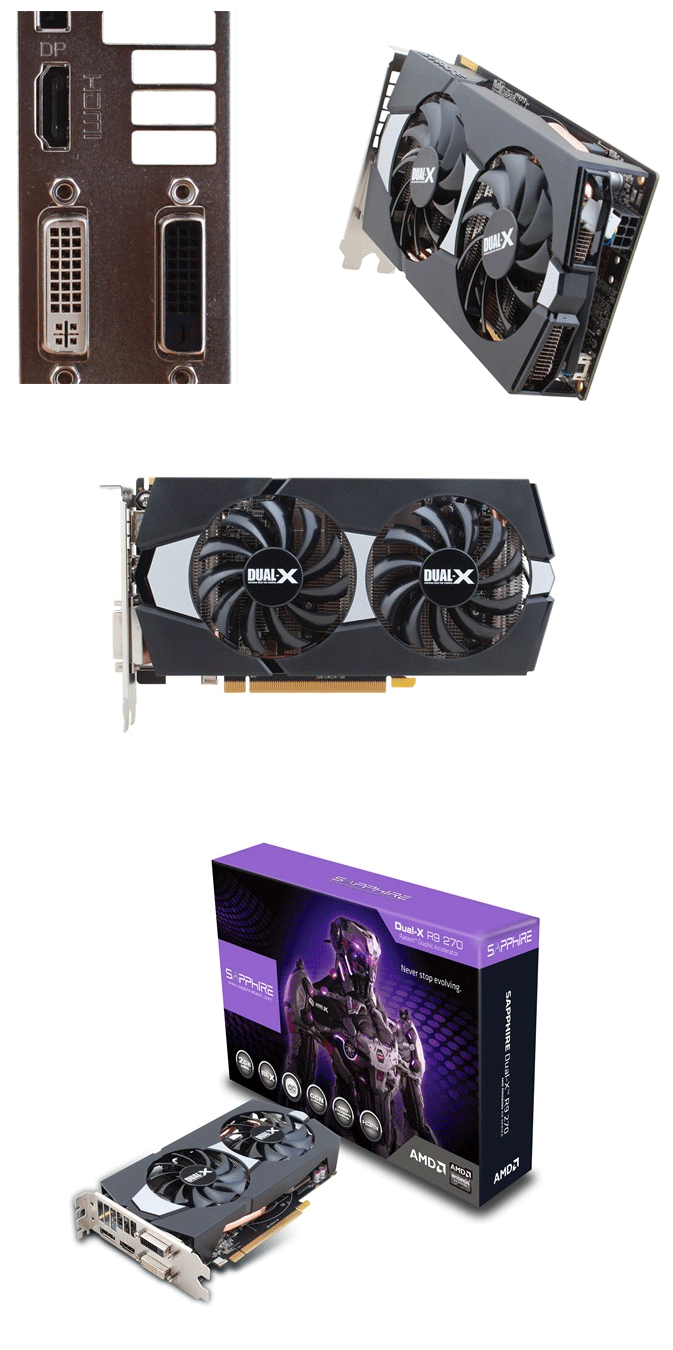 Buy Sapphire Radeon R9 270 2GB OC [VCS-R9270-2G] | PC Case Gear Australia