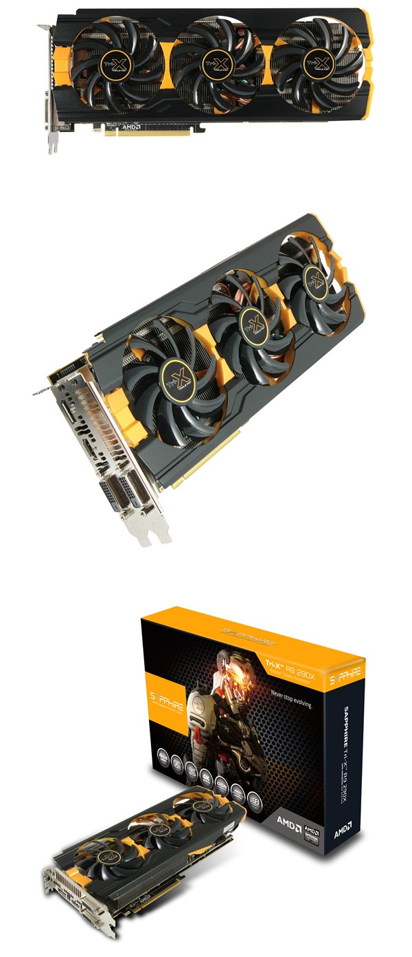 Buy Sapphire Radeon R9 290X Tri-X OC 4GB [SA-R9290X-4GD5-TRIX-OC] | PC ...