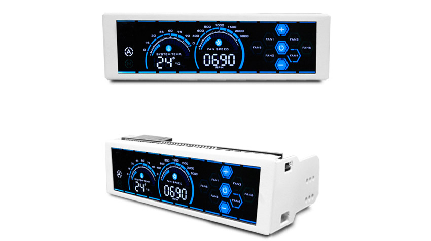 Buy Vantec Lavish Touch Screen Fan Controller White [VFC-5256-WH] | PC ...