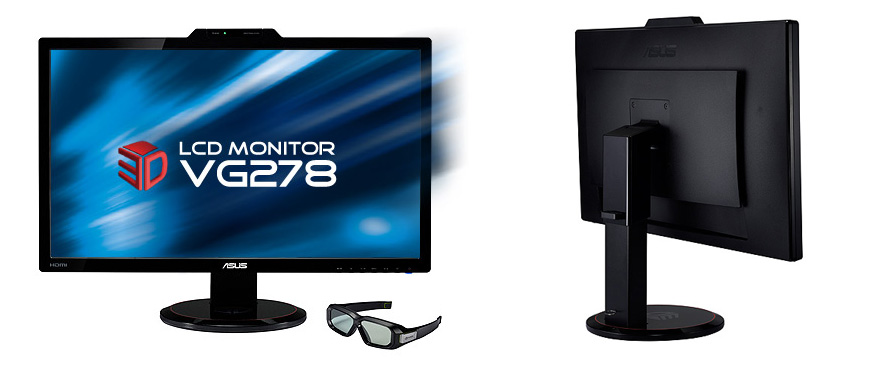 Buy ASUS VG278H 27in Widescreen 3D Monitor [VG278H] | PC Case Gear ...