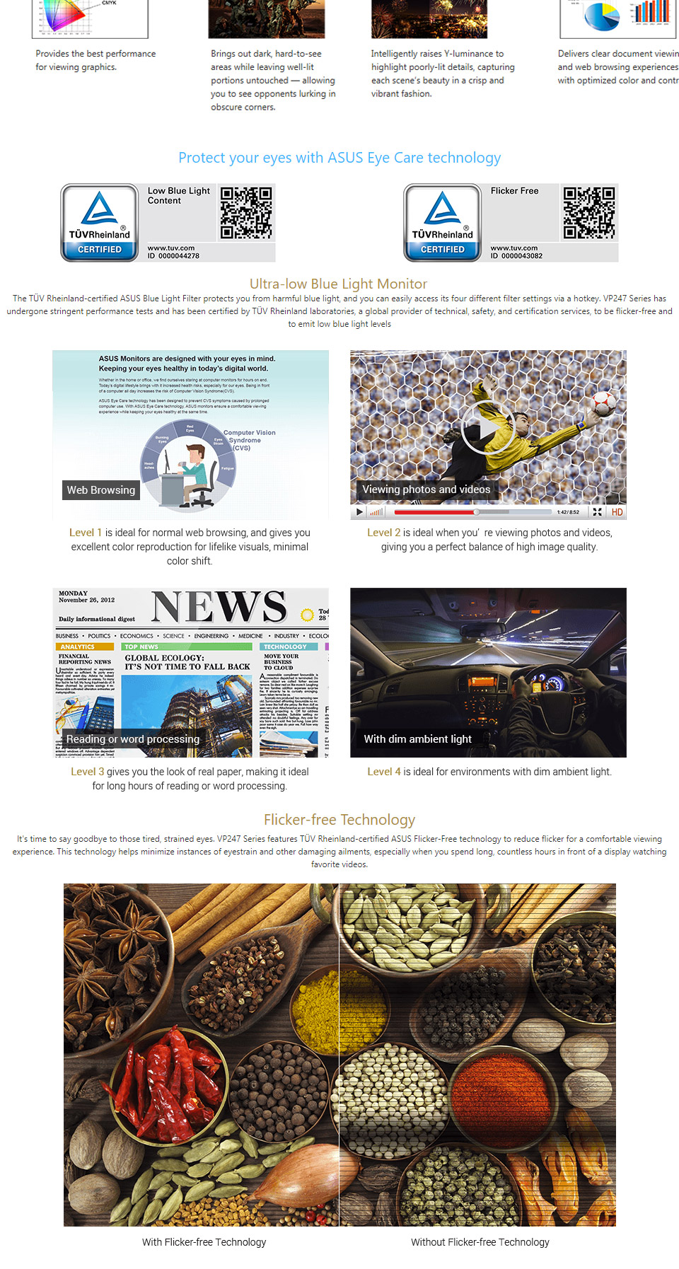 Buy ASUS VP247HA FHD Eyecare 24in Monitor [VP247HA] | PC Case Gear ...