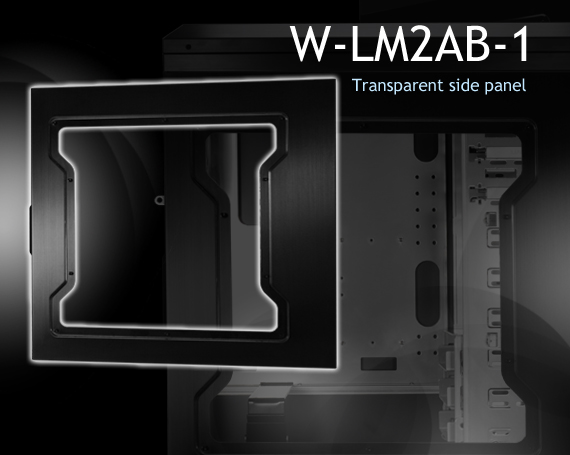 Buy Lian Li W-LM2AB-1 Transparent Side Panel Black [LL-W-LM2AB-1] | PC ...