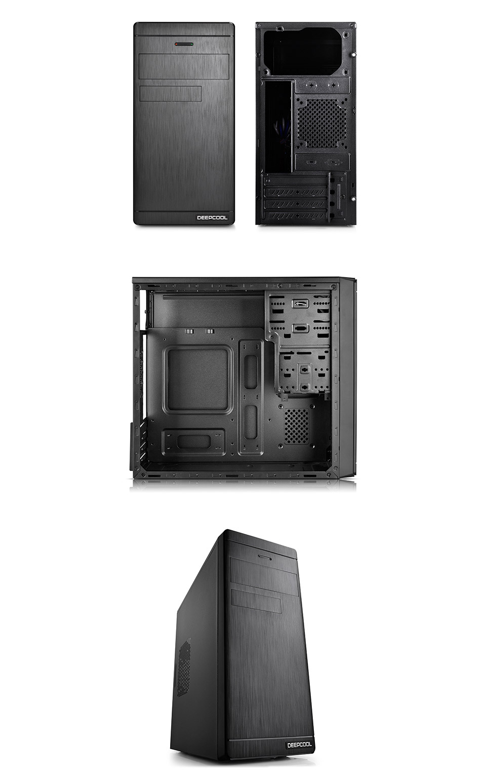 Buy Deepcool Wave Tower Chassis [DP-MATX-DPWAVE2] | PC Case Gear Australia