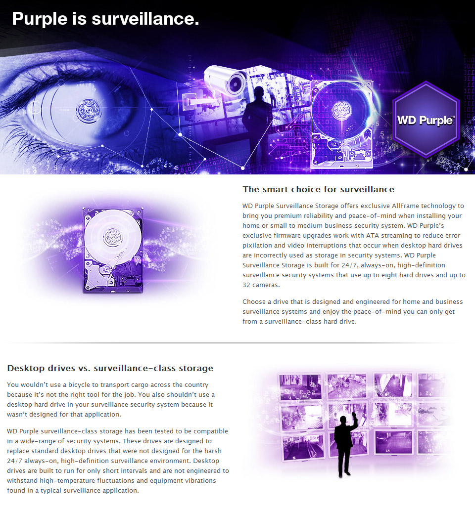 Buy Western Digital WD Purple WD30PURX 3TB [WD30PURX] | PC Case Gear ...