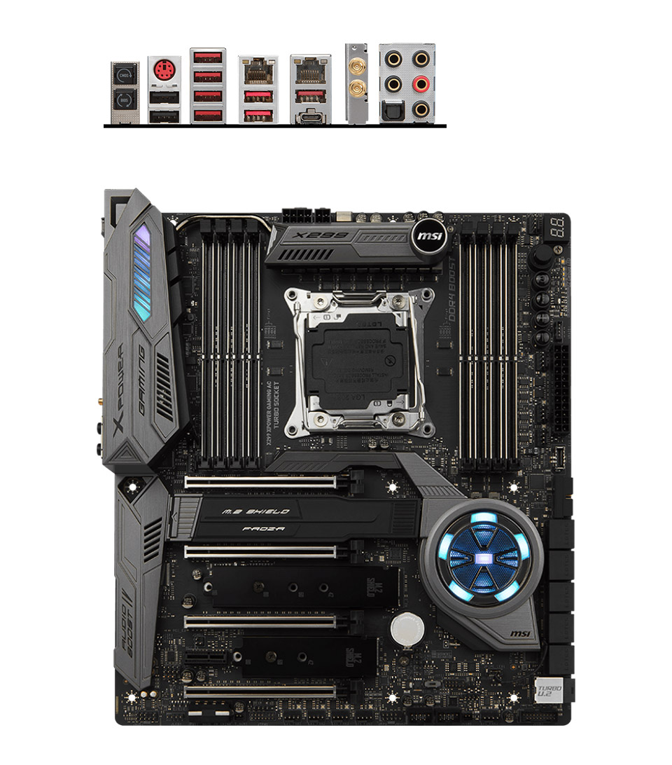 Buy MSI X299 XPOWER Gaming AC Motherboard [MSI-X299-XPOWER-GAMING-AC ...