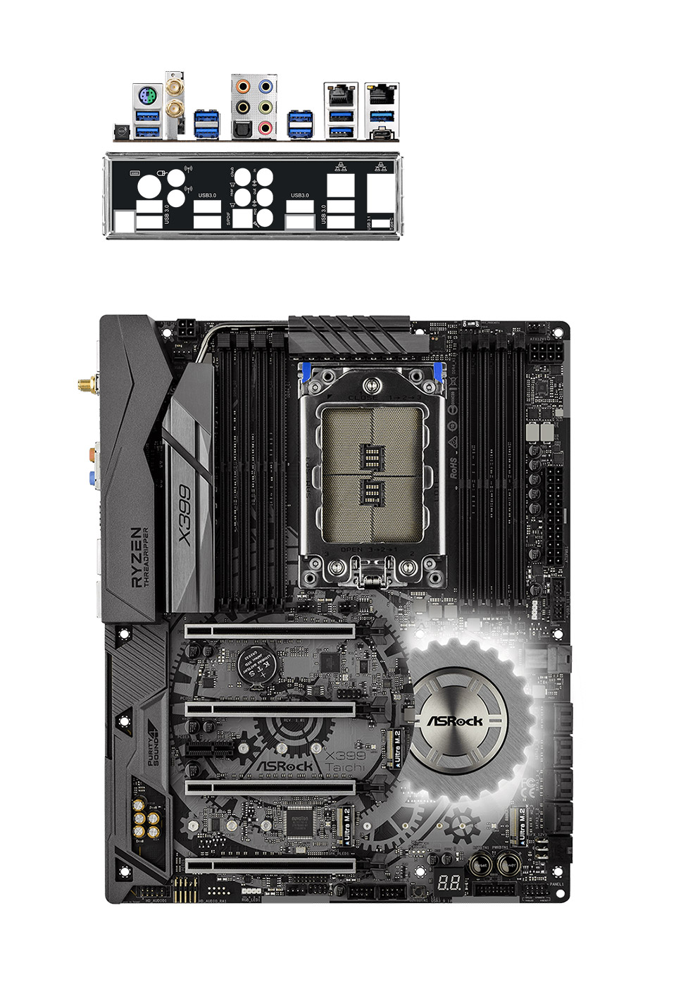 Buy ASRock X399 Taichi Motherboard [X399-TAICHI] | PC Case Gear Australia