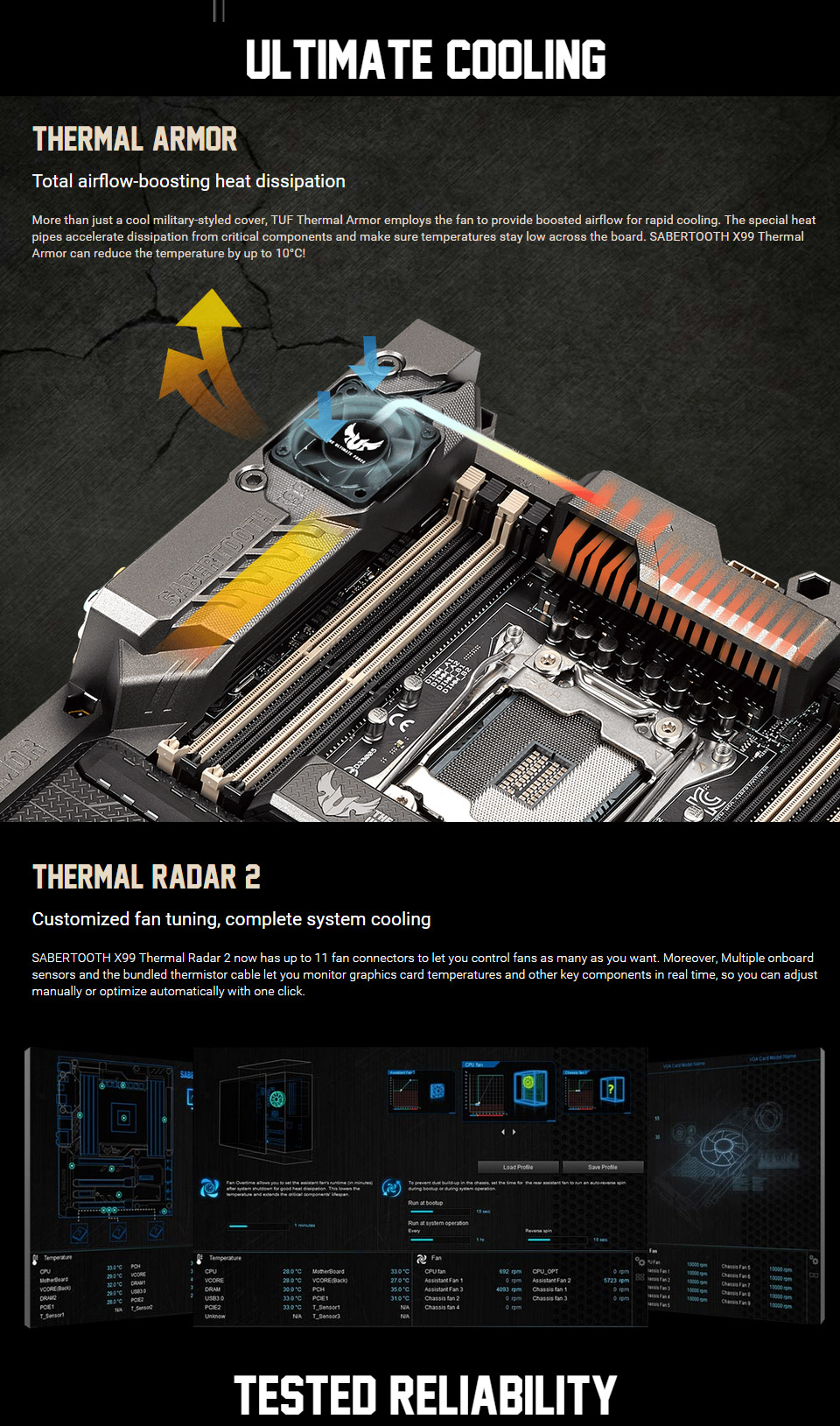 Buy ASUS Sabertooth X99 USB 3.1 Motherboard [X99-SABERTOOTH] | PC Case ...