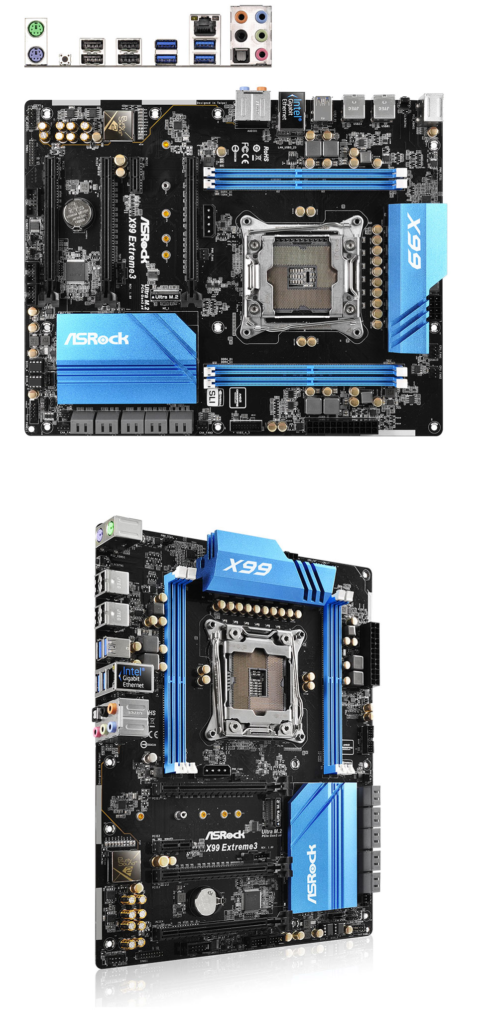 Buy ASRock X99 Extreme3 Motherboard [X99EXTREME3] | PC Case Gear Australia
