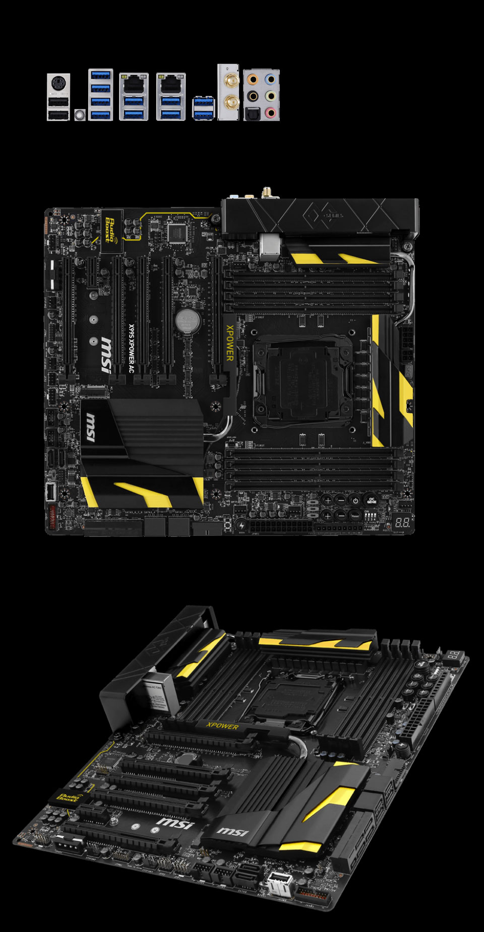 Buy MSI X99S XPOWER AC Motherboard [X99S-XPOWER-AC] | PC Case Gear ...