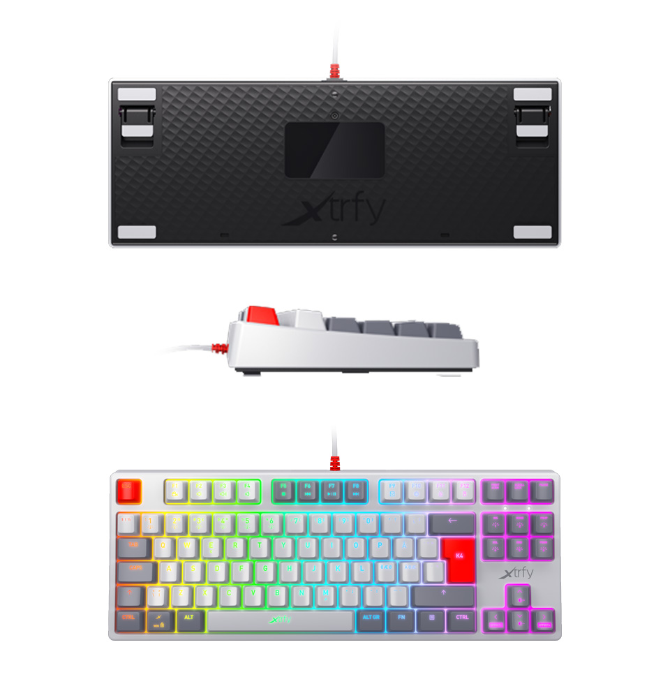 Xtrfy K4 RGB TKL Mechanical Gaming Keyboard Retro [XG-K4-RGB-TKL-RETRO ...