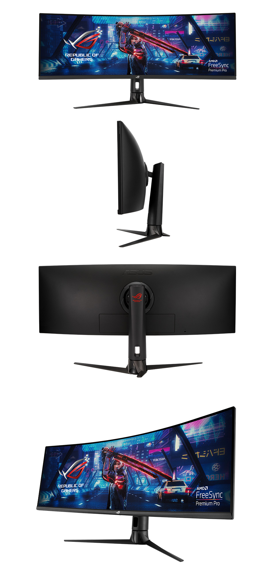 Buy ASUS ROG XG43VQ DFHD+ S-UltraWide 120Hz FreeSync 43in Monitor ...