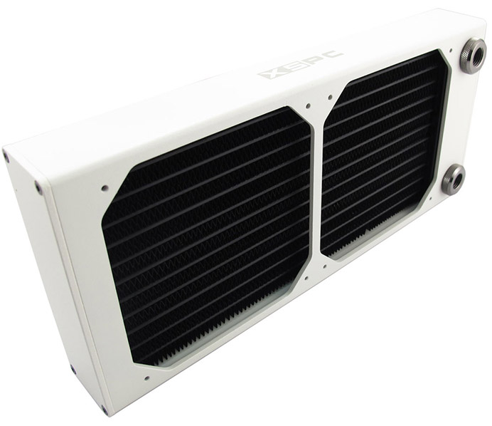 Buy XSPC AX240 Radiator White [5060175584656] | PC Case Gear Australia
