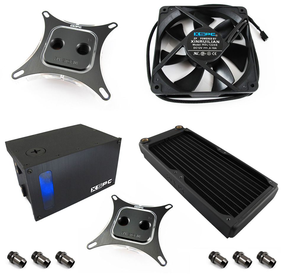 Buy XSPC Raystorm 750 EX240 Water Cooling Kit [5060175584403] | PC Case ...