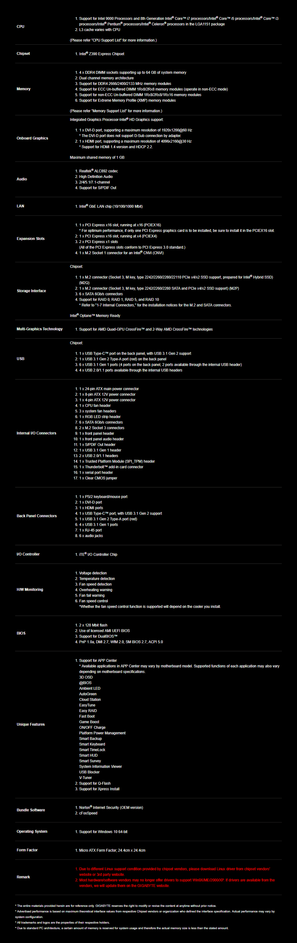 Buy Gigabyte Z390-M Gaming Motherboard [Z390M-GAMING] | PC Case Gear ...