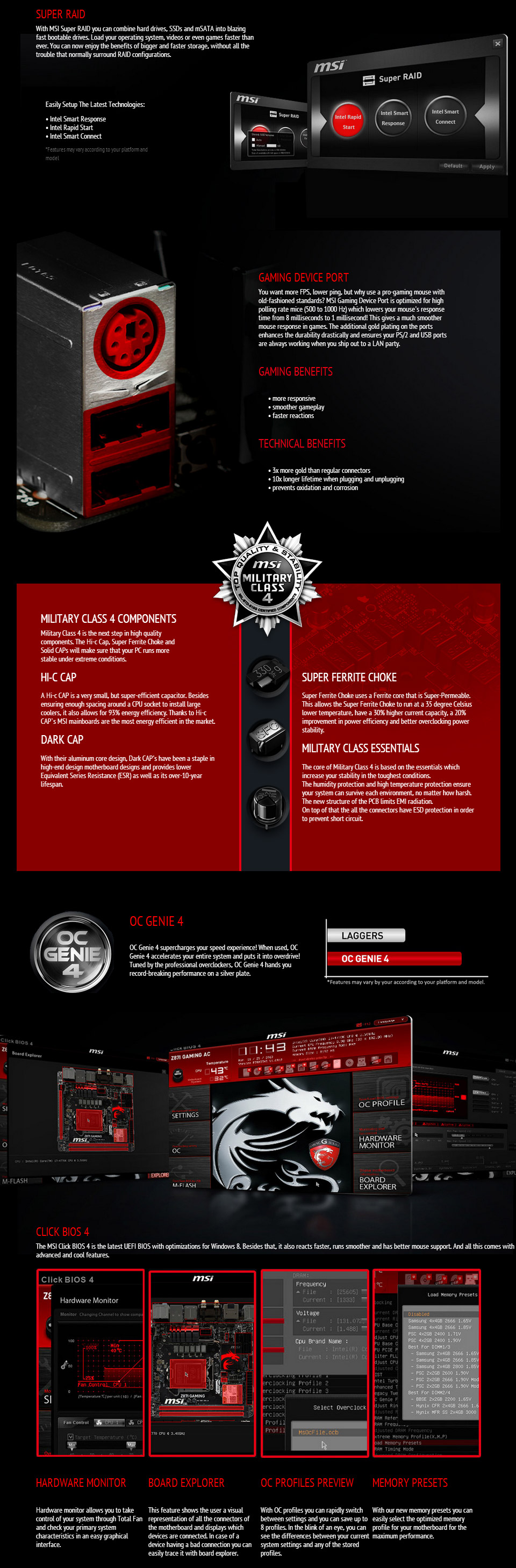 Buy MSI Z87I Gaming AC Mini ITX Motherboard [Z87I-GAMING-AC] | PC Case ...