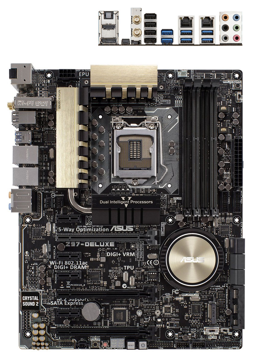 Buy ASUS Z97 Deluxe NFC/WLC Motherboard [Z97-DELUXE-NFC/WLC] | PC Case ...