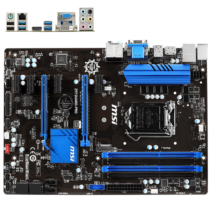 Buy MSI Z97-GUARD-PRO Motherboard [Z97-GUARD-PRO] | PC Case Gear Australia