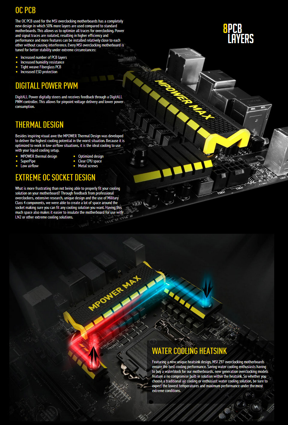 Buy MSI Z97-MPOWER MAX AC Motherboard [Z97-MPOWER-MAX-AC] | PC Case ...