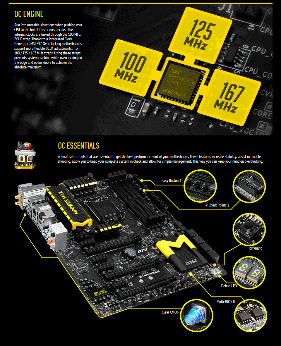 Buy MSI Z97-MPOWER MAX AC Motherboard [Z97-MPOWER-MAX-AC] | PC Case ...