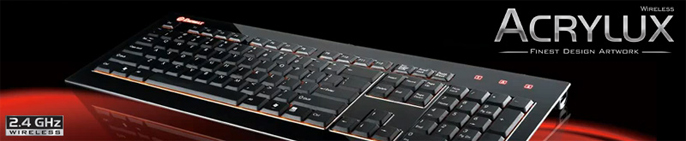 Buy Enermax Acrylux Wireless Keyboard [EN-KB009W-B] | PC Case Gear ...