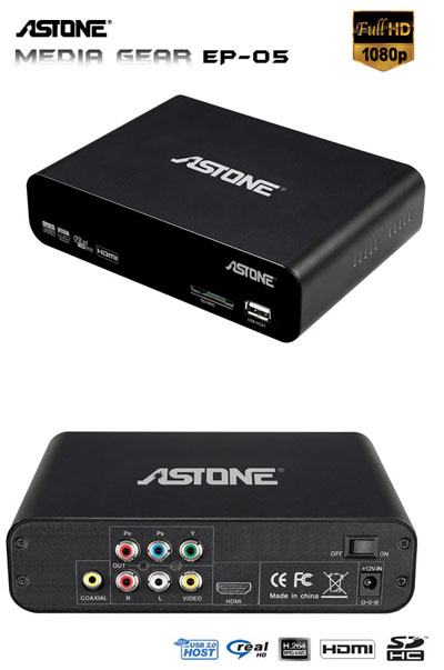 Buy Astone Media Gear EP-05 Full HD 1080p HDMI Media Player ...