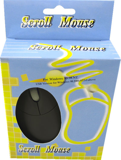 Buy Black Ball Mouse with Scroll Wheel PS2 [BMOUSE-BLK] | PC Case Gear ...