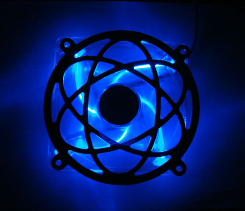 Buy 92mm Quad-Blue LED Fan [92LED-B] | PC Case Gear Australia