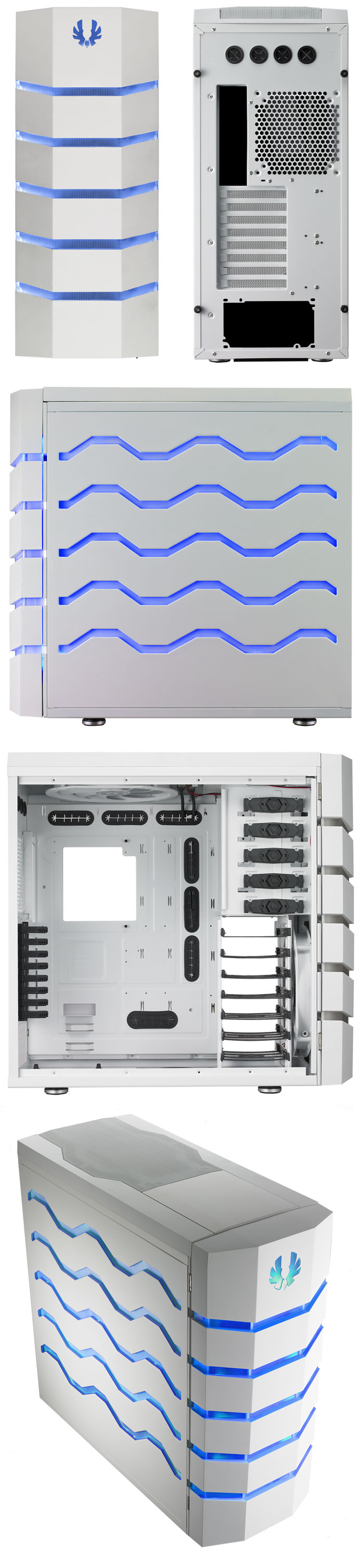 Buy Bitfenix Colossus White Gaming Case [BFC-CLS-600-WWLB1-RP] | PC ...