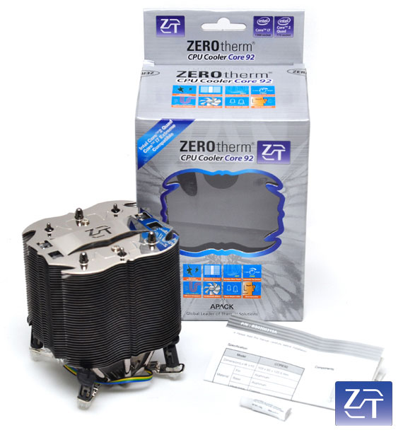 Buy ZEROtherm Core92 CPU Cooler [ZT-CORE92] | PC Case Gear Australia