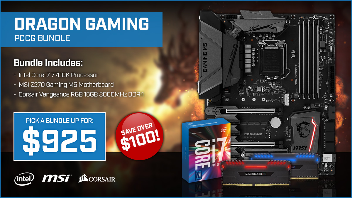 Buy PCCG Dragon Gaming Bundle [PCCG-DRAGONBUNDLE] | PC Case Gear Australia