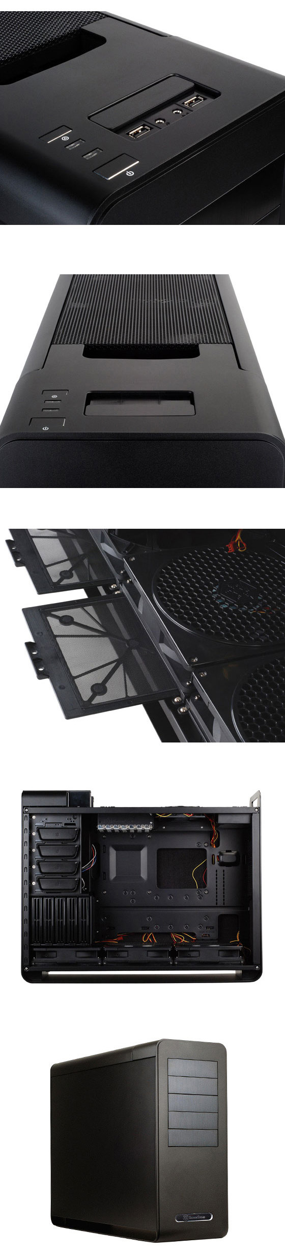 Buy Silverstone Fortress FT02B Black [USB2.0] [FT02B] | PC Case Gear ...