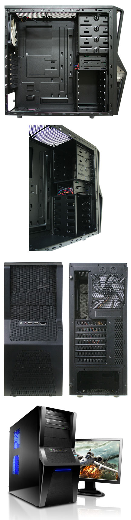 Buy NZXT Gamma Tower Case [CSNZGAMA] | PC Case Gear Australia