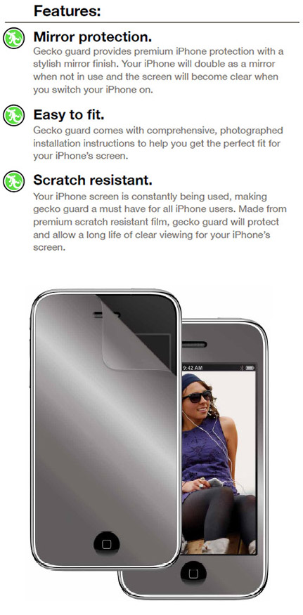 Buy Gecko Guard Mirror 3G (2 Pack) [GG700020] | PC Case Gear Australia