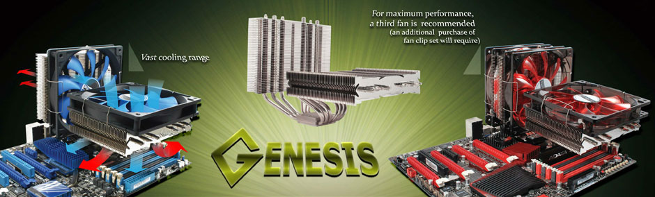 Buy Prolimatech Genesis CPU Cooler [PT-GENESIS] | PC Case Gear Australia