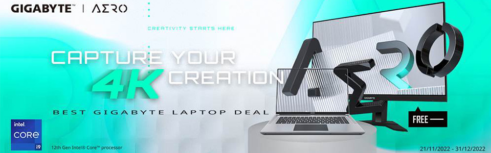 Buy Gigabyte Aero 16 Core i7 RTX 3070 Ti 16in UHD HDR Laptop [AERO-16 ...