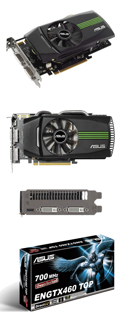 Buy ASUS GeForce GTX 460 Direct CU TOP Edition 768MB [ENGTX460DCU-T ...