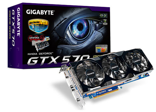 Buy Gigabyte GeForce GTX 570 1280MB Overclocked [zzGV-N570OC-13I] | PC ...